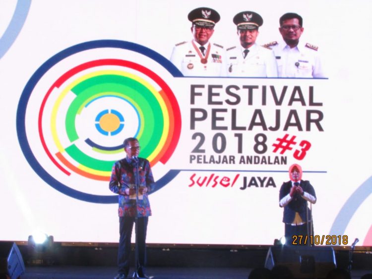 Disdik Sulsel Gelar Festival Pelajar #3 2018 | Rapor-merah.com